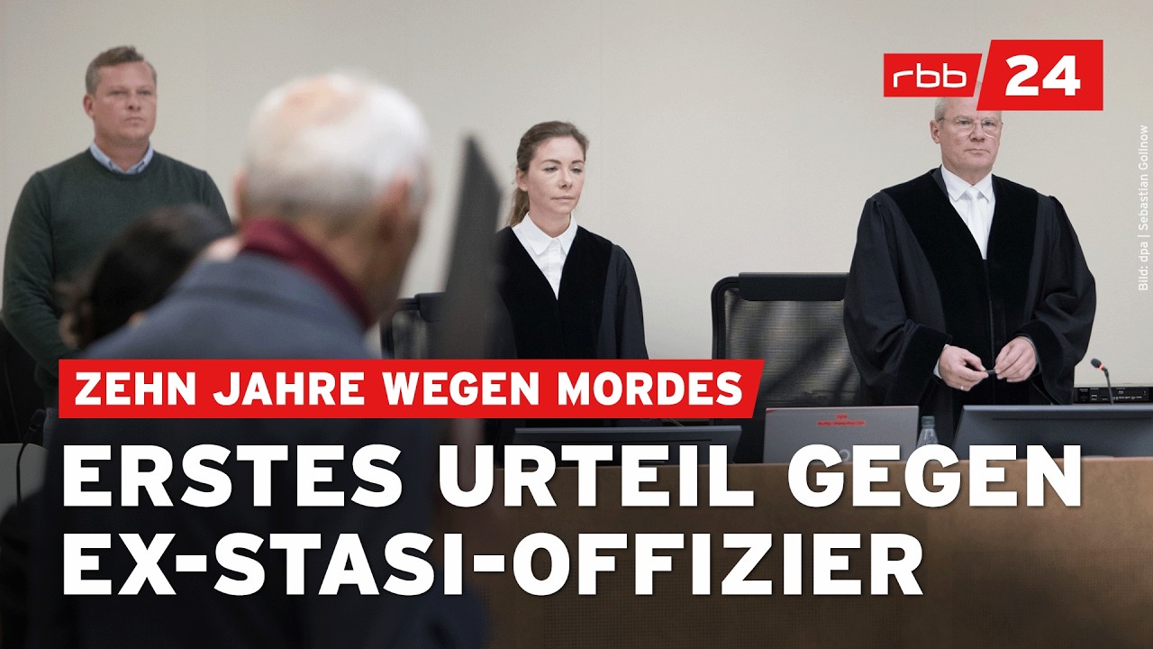Verurteilung nach 50 Jahren: Stasi-Offizier wegen Mordes schuldig ...