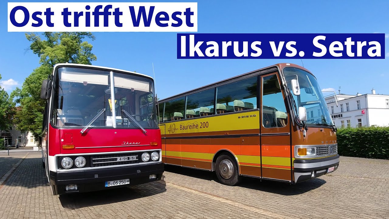 Ikarus 250 und Setra S 215 HD: Als Ost und West auf der Straße ein ...
